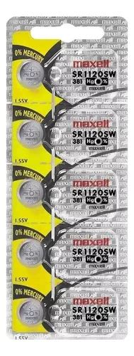 5 Pilas Maxell Sr1120 Tipo Botón Japonesa 3gmarket MercadoLibre