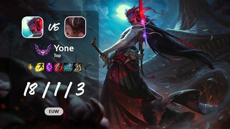 Yone Top Vs Malphite EUW Master Patch 13 10 YouTube