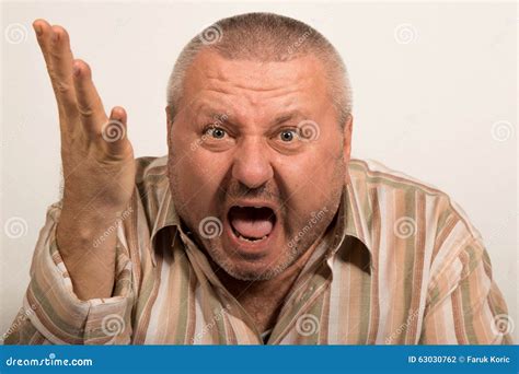Angry Man Yelling