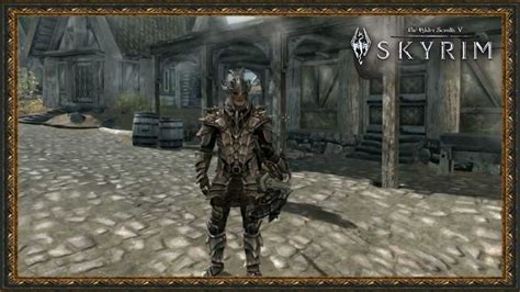 TES 5 Skyrim Драконья Чешуйчатая Броня защита 2046 YouTube