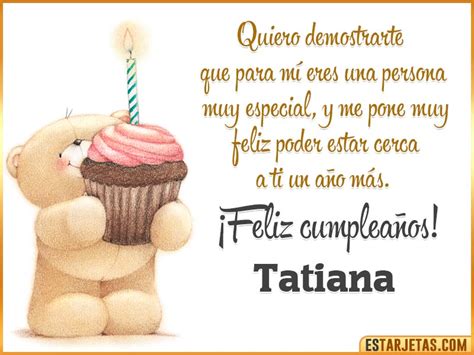 Feliz Cumpleaños Tatiana Imágenes Tarjetas y Mensajes