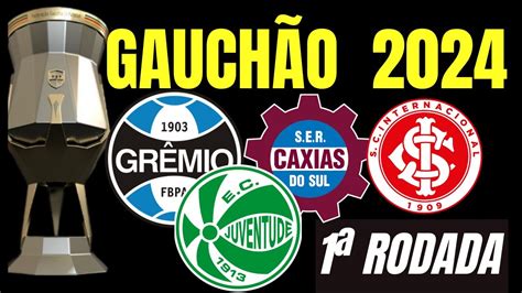 GAUCHÃO 2024 TODOS OS JOGOS DA 1ª RODADA DO CAMPEONATO GAÚCHO 2024
