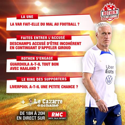 Rothen S Enflamme On Twitter Le Menu De Rothen S Enflamme Ce