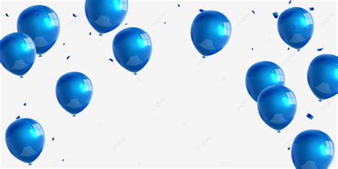 Balloon Celebrate Clipart Vector Celebration Party Banner With Blue