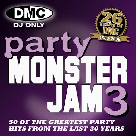 DMC Party Monsterjam Vol 3 Old Skool Continuous Megamix Mixed DJ CD