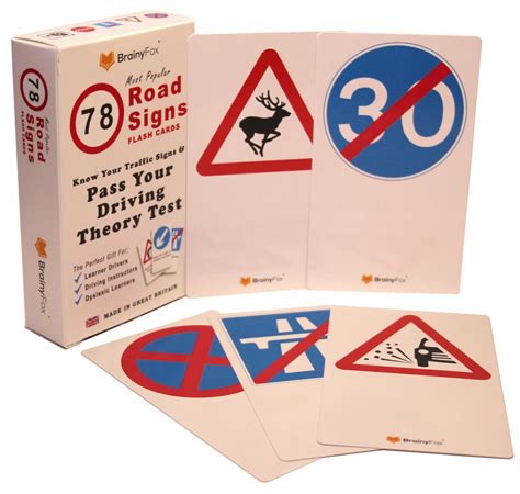 Road Sign Flash Cards