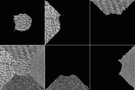 the result of the segmentation of a five textures image using standard download scientific