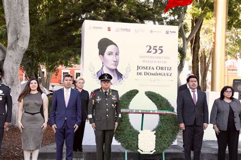 Homenaje desde el Zócalo 255 Aniversario de Josefa Ortiz de Domínguez