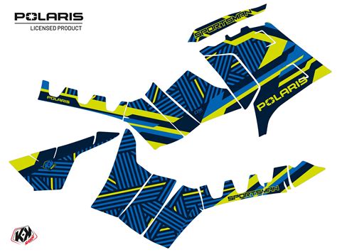 Kit D Co Quad Epik Polaris Sportsman Touring Bleu Kutvek