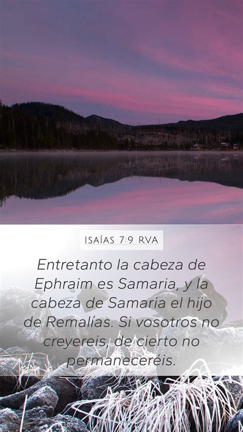 Isaías 7 9 RVA Mobile Phone Wallpaper Entretanto la cabeza de Ephraim
