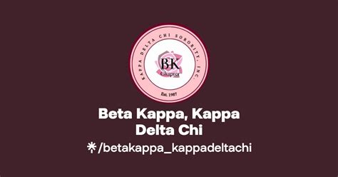 Beta Kappa Kappa Delta Chi Twitter Instagram Linktree