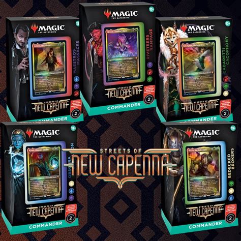 Commander Decks Streets of New Capenna 2022 Inglés Magicsur