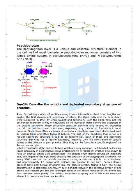 Important Questions For Class 11 Biotechnology Chapter Structure And