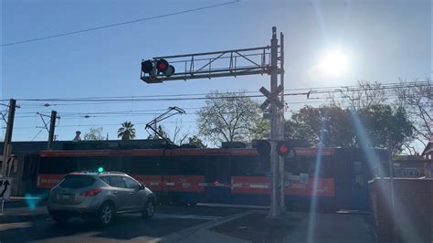 SACRT 129 And 239 Blue Line Light Rail Trains S Street Railroad