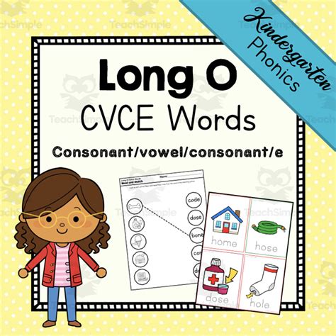 Long O Cvce Words Activity Packet By Teach Simple