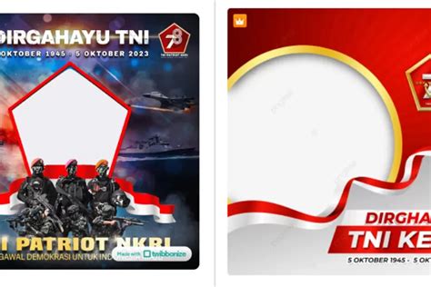 Link Twibbon Hut Tni Ke Tahun Rayakan Hari Tentara Nasional