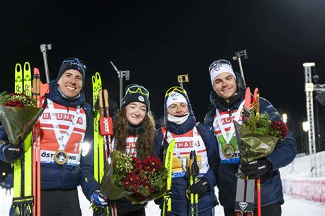 Ostersund La France Domine Le Relais Mixte Biathlon Live
