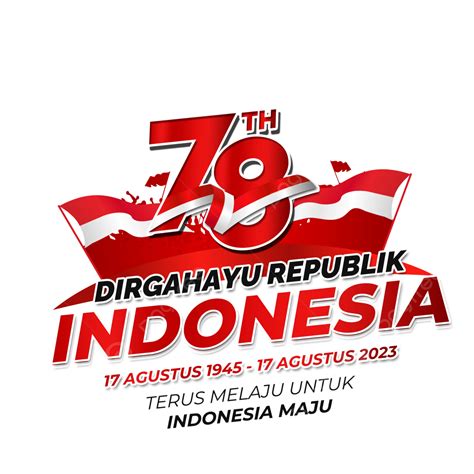 Greeting Card Of Hut Ri 78 Indonesian Independence 2023 Independence
