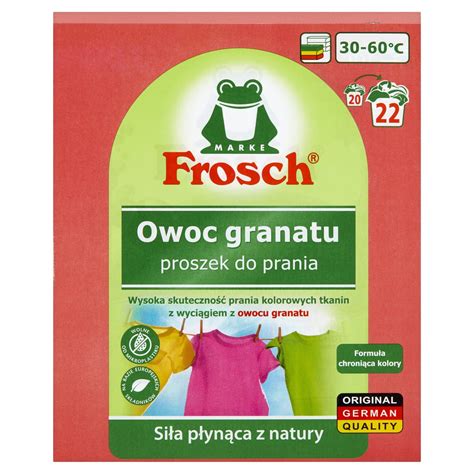 Proszek Do Prania Tkanin Kolorowych Owoc Granatu 1 45 Kg Frosch