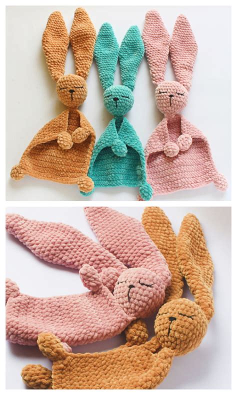 Bunny Lovey Crochet Pattern Rabbit Amigurumi Lovey Soft Atelier Yuwa
