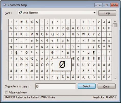 While You Were Syncing Character Map Symbols