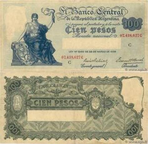100 Pesos Argentina Numista