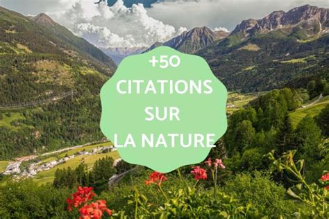 50 CITATIONS Sur La NATURE