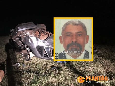 Homem morre em capotamento na PR 498 entre castelo branco e floraí