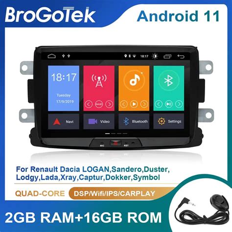 1 Din Android 11 Car Radio Multimedia Player For Dacia Lodgy Logan
