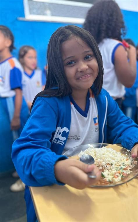 Alunos de Caxias aprovam novo alimento para cardápio escolar Duque de