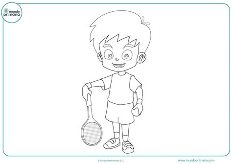 Dibujos De Tenis Para Colorear Mundo Primaria