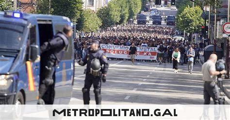 Trabajadores Del Metal De Pontevedra Mantienen El Pulso En El Quinto