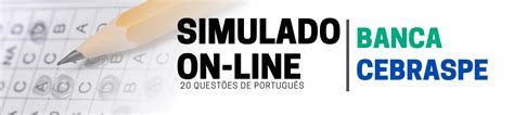 SIMULADO CEBRASPE 20 questões de provas anteriores da banca CEBRASPE