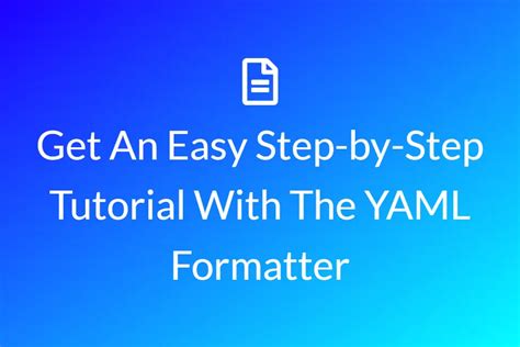 Best Yaml Formatter Beautify Yaml Data