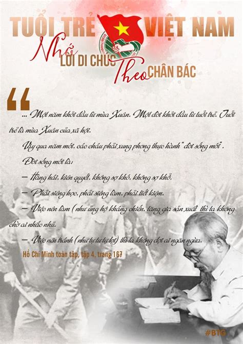 Infographic NHỮNG LỜI DẠY CỦA BÁC HỒ ĐỐI VỚI THANH THIẾU NIÊN