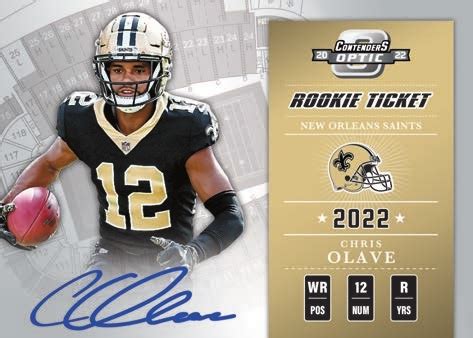 2022 Panini Contenders Optic Football Checklist Set Details Boxes