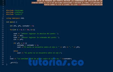 Ciclo For Visual C Cantidad De Puntos Sobre El Eje X Tutorias Co