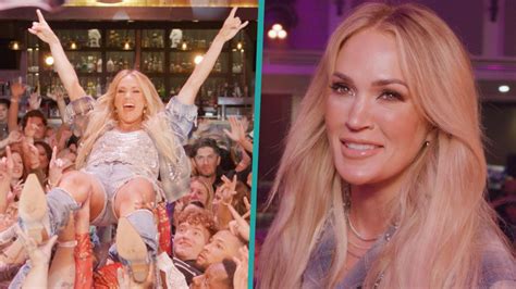 See How Carrie Underwood Made Crowd Surfing Look Easy On Hate My Heart Music Video Set Exclusive