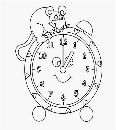 Atividade para imprimir Desenhos e moldes cliparts de relógios para