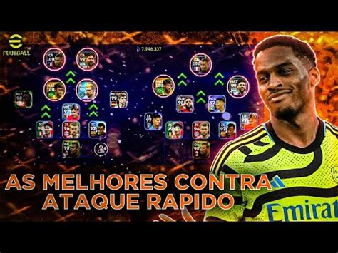 ATUALIZADAS AS MELHORES FORMAÇÕES DA SEMANA PARA CONTRA ATAQUE RÁPIDO
