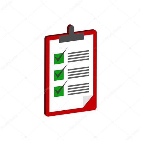Portapapeles Con S Mbolo De Lista De Verificaci N Icono O Logotipo