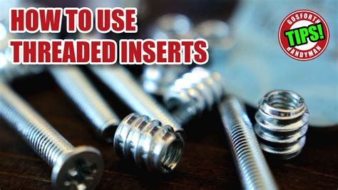 How To Install Threaded Inserts In Wood