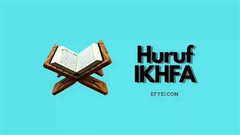 Huruf Ikhfa Pengertian Contoh Dan Cara Bacanya
