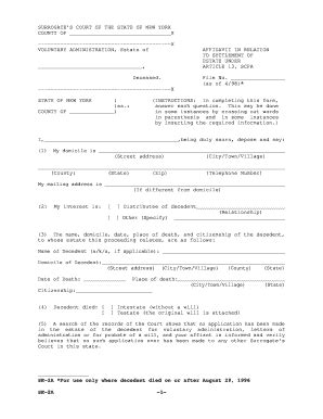 New York Surrogate Court Forms Complete With Ease AirSlate SignNow
