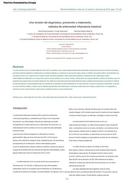 Inflamación intestinal Gabriela Espinosa uDocz