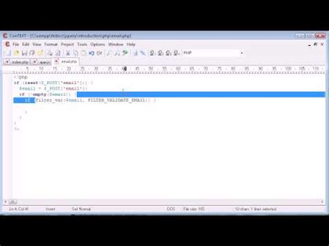 Learn Jquery Tutorial Email Validation Mind Luster
