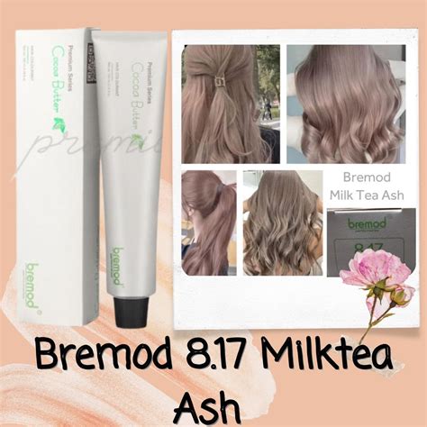 Bremod Milk Tea Ash Permanent Hair Color 100ML Lazada PH
