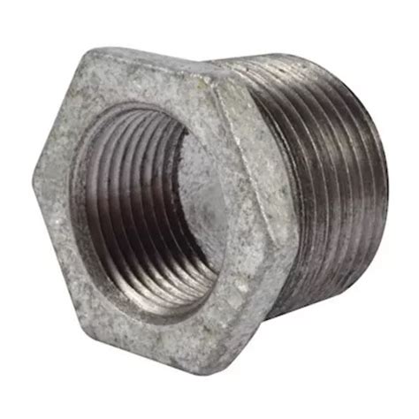 Reducción Bushing Galvanizado 3 4 X 1 2 PuLG Negro