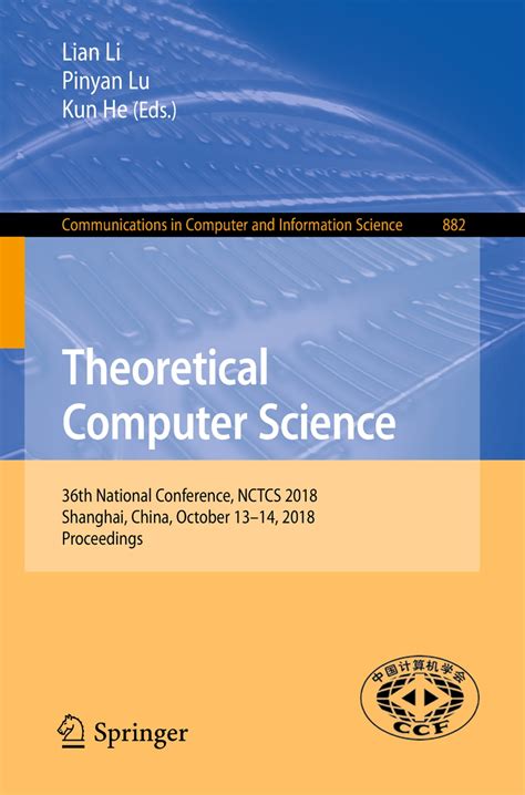 theoretical computer science ebook by epub book rakuten kobo 9789811327124