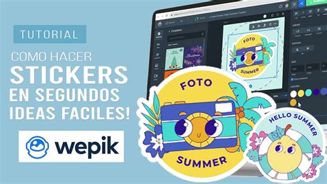 Como hacer Pegatinas o Stickers Fácil en segundos con Wepik de Freepik